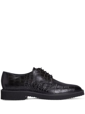 Giuseppe Zanotti Edohuardo Derby-Schuhe - Schwarz