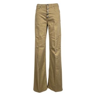 Dondup Jaqueline Baumwoll-Gabardine-Hose - - Trousers - Damen - Braun - W26