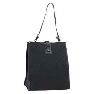 Gucci Pre-owned Canvas Schultertasche - - Pre-owned - Damen - Schwarzk - ONE SIZE