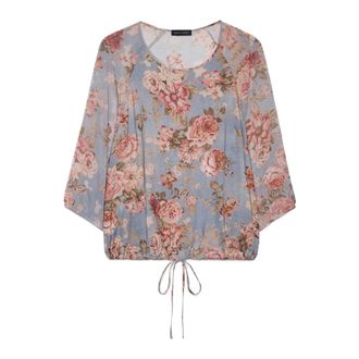 Fiorella Rubino Damen, Blusen & Hemden, Blau, 6XLGr&ouml;&szlig;e