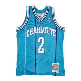 Mitchell & Ness Larry Johnson NBA Swingman Jersey - - Sport - Herren - Blau - XL