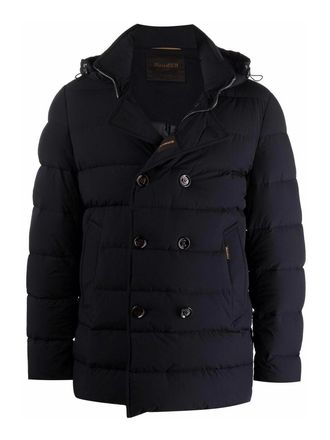 Moorer Blouson Rembourr&eacute; - Bleu Fonc&eacute;