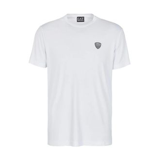 Emporio Armani Emporio Armani Ea7, Homme, Tops, Blanc, Taille: XL Logo Tee
