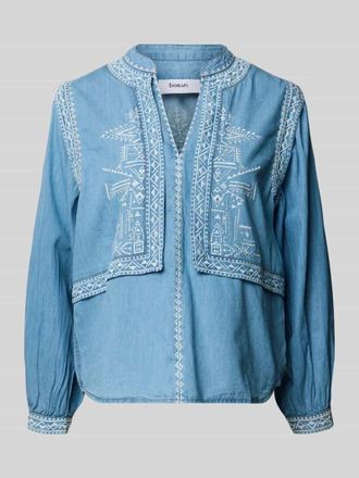 BA&SH Regular Fit Bluse mit Stitchings Modell LAURA