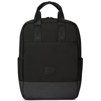 Johnny Urban Rucksack Damen Herren Schwarz - Jona Medium - Sportlicher Laptop Tagesrucksack für Uni City Schule Sport- Cityrucksack Tasche mit Laptopfach - Wassera