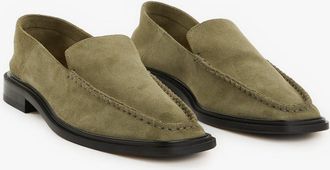 Souliers Martinez Mocassins en cuir su&eacute;d&eacute;