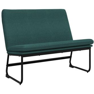 vidaXL Sitzbank Dunkelgr&uuml;n 100x75x76 cm Stoff vidaXL