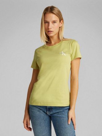 Calvin Klein Jeans Rundhalsshirt 2-PACK MONOLOGO SLIM TEE (Packung, 2-tlg., 2er-Pack) mit Calvin Klein Jeans Logoprint auf der Brust