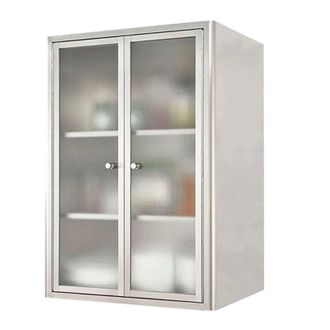 Generic Werkzeugschrank H&auml;ngeschrank K&uuml;che Mit Herausnehmbaren Einlegeb&ouml;den Doppelt Mattierte Schrankt&uuml;ren Gro&szlig;es Stauvolumen Aus Edelstahl Gefertigt Mehrzwec