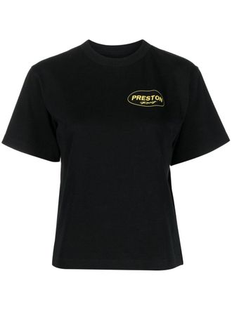 Heron Preston t-shirt Racing à logo imprimé - Noir