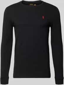 Polo Ralph Lauren Custom Slim Fit Longsleeve mit Label-Stitching