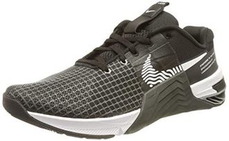 Nike Nike Femme Metcon 8 Womens Training Shoes, Black/White-DK Smoke Grey-Smoke Grey, 40.5 EU