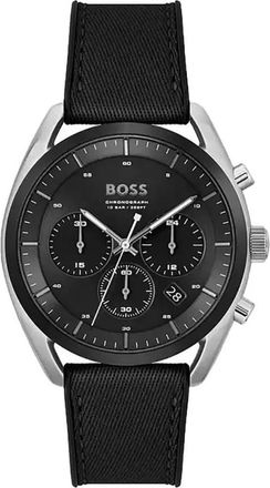 HUGO BOSS Homme, Accessoires, Noir, Taille: ONE Size Montre Chronographe