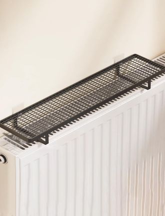 Generic Dekoratives oberes Heizk&ouml;rperregal, ausgeh&ouml;hltes Design, &uuml;ber dem Heizk&ouml;rper angebrachtes Regal for Handt&uuml;cher, for Trocknen von Kleidung und for die 