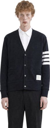 Thom Browne Loopback 4-Bar Boat Cardigan