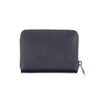Tommy Hilfiger Logo-Embossed Leather Wallet - Navy