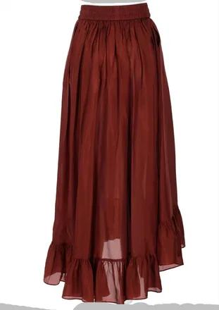 Zimmermann Aster Maxi Skirt - Red