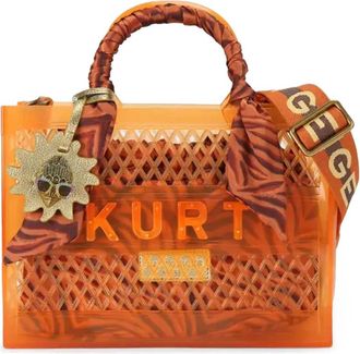 Kurt Geiger Femme, Sacs, Orange, Taille: ONE Size Small Jelly Tote Bag