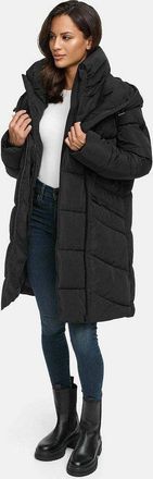 Marikoo Winterjacke Virenaa mit extra hohem Kragen und warmem Fleecefutter