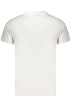Dirk Bikkembergs T-Shirt Wei&szlig;es Herren Kurzarm-T-Shirt mit Allover-Logo und