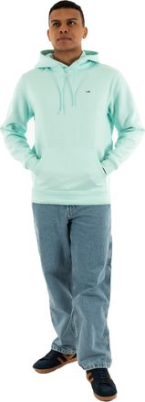 Tommy Jeans Mens TJM Reg S Flag Hoodie Dm0Dm20742 Kapuzenpullover, Green (Spring Mint), XS