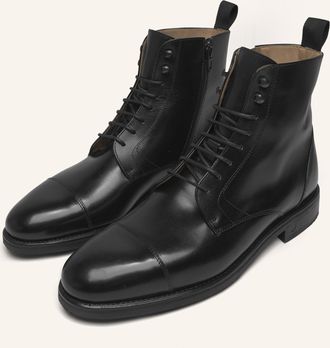Henry Stevens Schnürboots Winston cdb2 schwarz