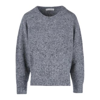 Liviana Conti Pull &agrave; col rond - Femme - Pulls - Gris - Taille: 38 FR
