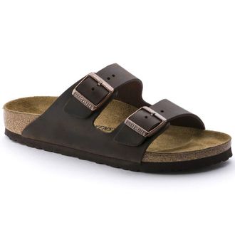 Birkenstock Unisex - Erwachsene Arizona 51061, Birko-Flor Clogs & Pantoletten (Regular), Braun Habana, 47 EU, Braun Habana, 46 EU