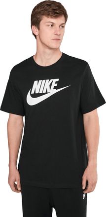 Nike Nike Mens M NSW Tee ICON Futura T-Shirt, Black/(White), 2XL-T