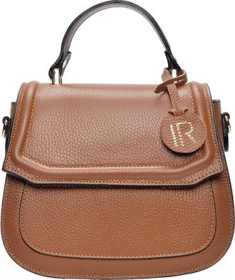 Isabella Rhea Braun Rindsledertasche