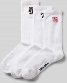 Review Socken mit Motiv-Stitching im 3er-Pack