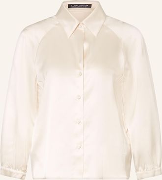 Luisa Cerano Luisa Cerano Hemdbluse Aus Seide weiss