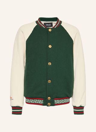 Versace College-Jacke gruen