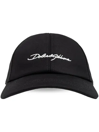 Dolce & Gabbana casquette à logo appliqué - Noir