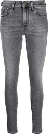Jacob Cohen Femme, Jeans, Gris, Taille: W28 Jeans Skinny Sfumato