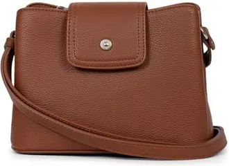 Pellet Sac port&eacute; travers - Compatible t&eacute;l&eacute;phone portable - Pour Femme - Collection Maya - Fauve