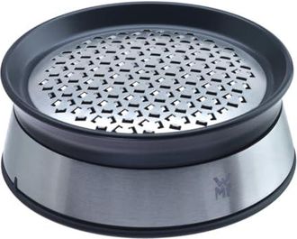 WMF Kitchen Classics 644646030 Râpe à gingembre avec boîte de rangement en acier inoxydable et plastique Noir