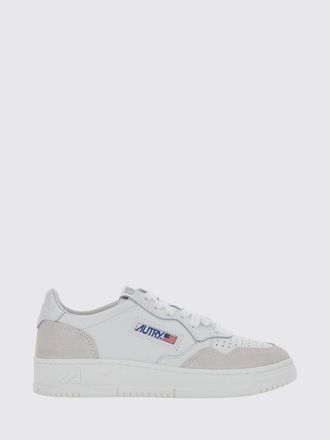 Autry Medalist Low Sneaker aus glattem Kalbsleder mit Kontrastdetails