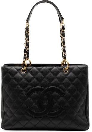 Chanel Shopper - Caviar Grand Shopping Tote - Gr. unisize - in Schwarz - f&uuml;r Damen