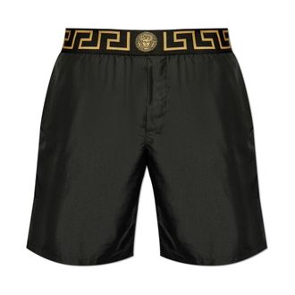 Versace Badehose mit Logo - - Swimwear - Herren - Schwarzk - S