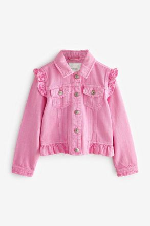 Next Jeansjacke Jeansjacke mit Schulterr&uuml;schen (1-St)