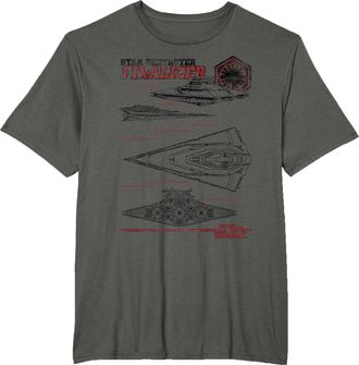 Star Wars Star Destroyer Finalizer Schematics T-Shirt