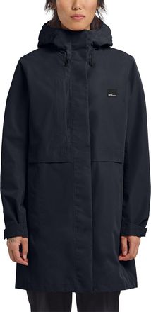 Jack Wolfskin Damen TERRAVIEW 2L COAT W Mantel, Dark Navy, XXL