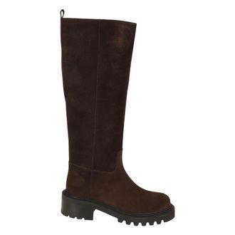 Via Roma 15 Stivalone Liscio Alto - - Shoes - Damen - Braun - 37 EU