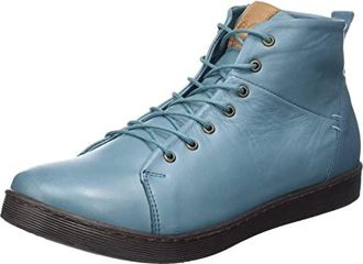 Andrea Conti Baskets pour Femme, Bleu pétrole, 36 EU