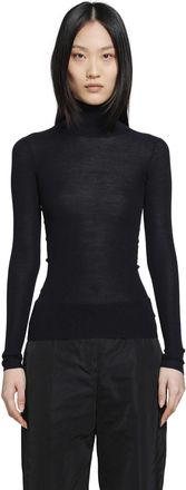 Jil Sander Lightweight Wool High-Neck Sweater
