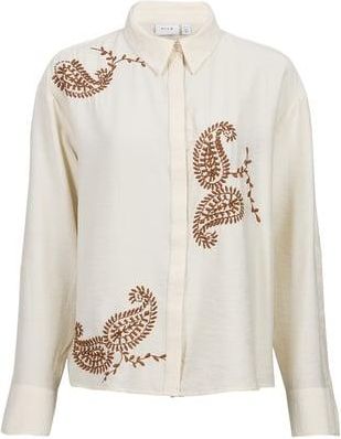 Vila Chemise oversize brod&eacute;e