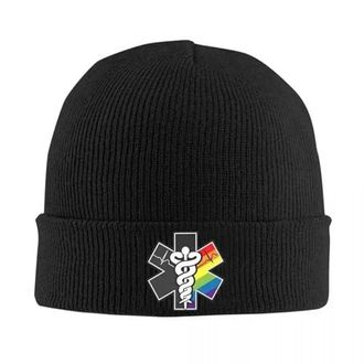 Generic Casquettes de Baseball pour Hommes Hommes, Servir avec fiert&eacute; EMT Star of Life Chapeaux tricot&eacute;s Tuques dAutomne Hiver Casquette Chaude de param&eacute;dic B