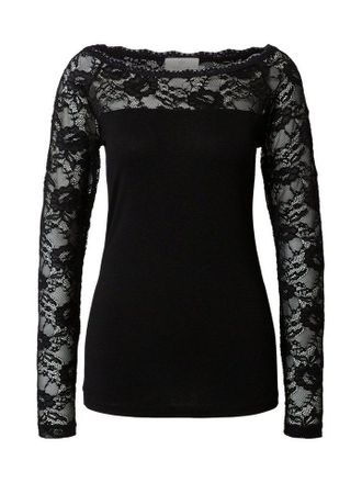 Kaffe Langarmshirt Lacy (1-tlg) Spitze