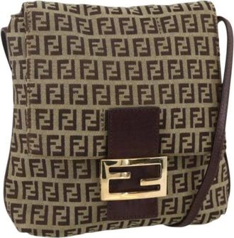 Fendi Sac bandouli&egrave;re vintage Pre-owned - Femme - Pre-owned - Brun - Taille: ONE Size
